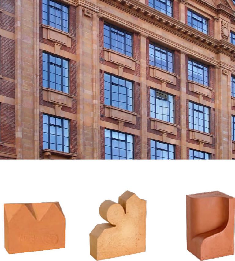 Shaped bricks | GOLEM Baukeramik